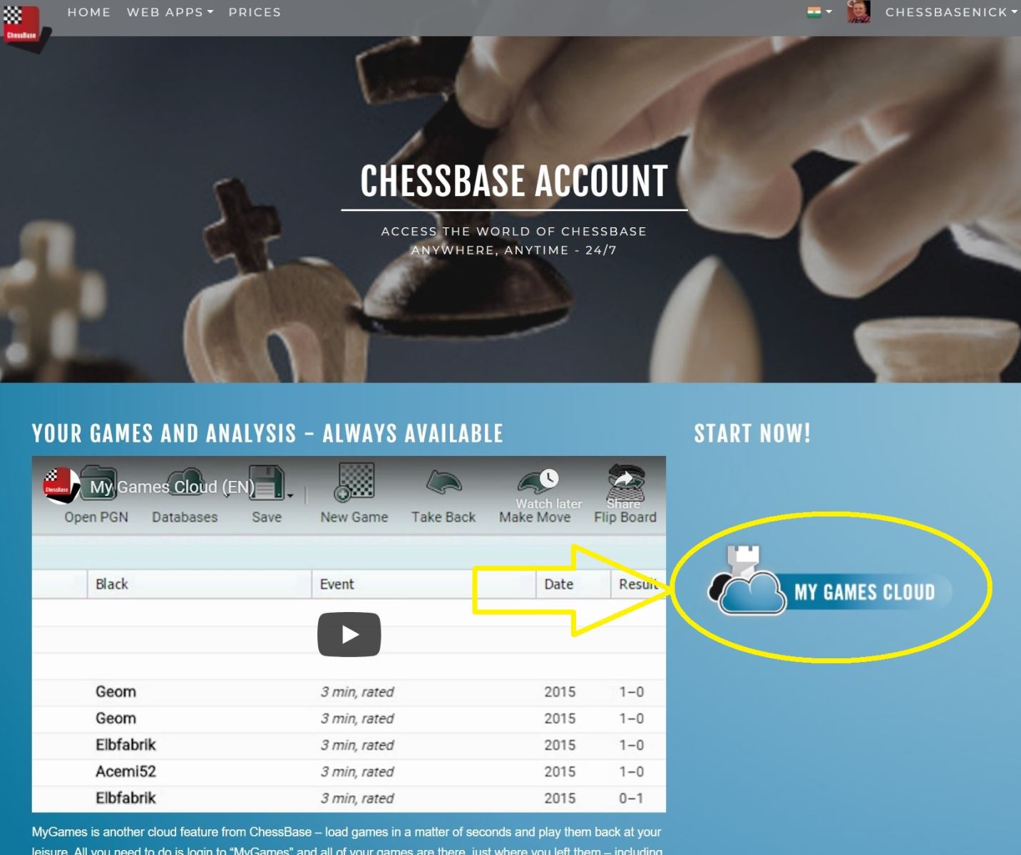 Getting the most out of ChessBase 15: a step-by-step guide #10 – Cloud Databases | ChessBase
